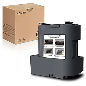 Aomya T04D1 EP04D1 Waste Ink Tank Maintenance Ink Box 1 Pack Compatible Epsn XP-5100 WF-2800 WF-2865 ET-3700 ET-2700 ET-2750 WF-2860 ET-4750 ET-3750 Printers