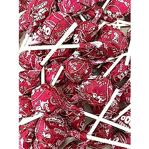 Red Raspberry Only Tootsie Pops Bulk Candy 60 Count Lollipops Suckers Variety Value Pack Aprox. 2.5 lbs (40 Oz) Packaging Might Vary