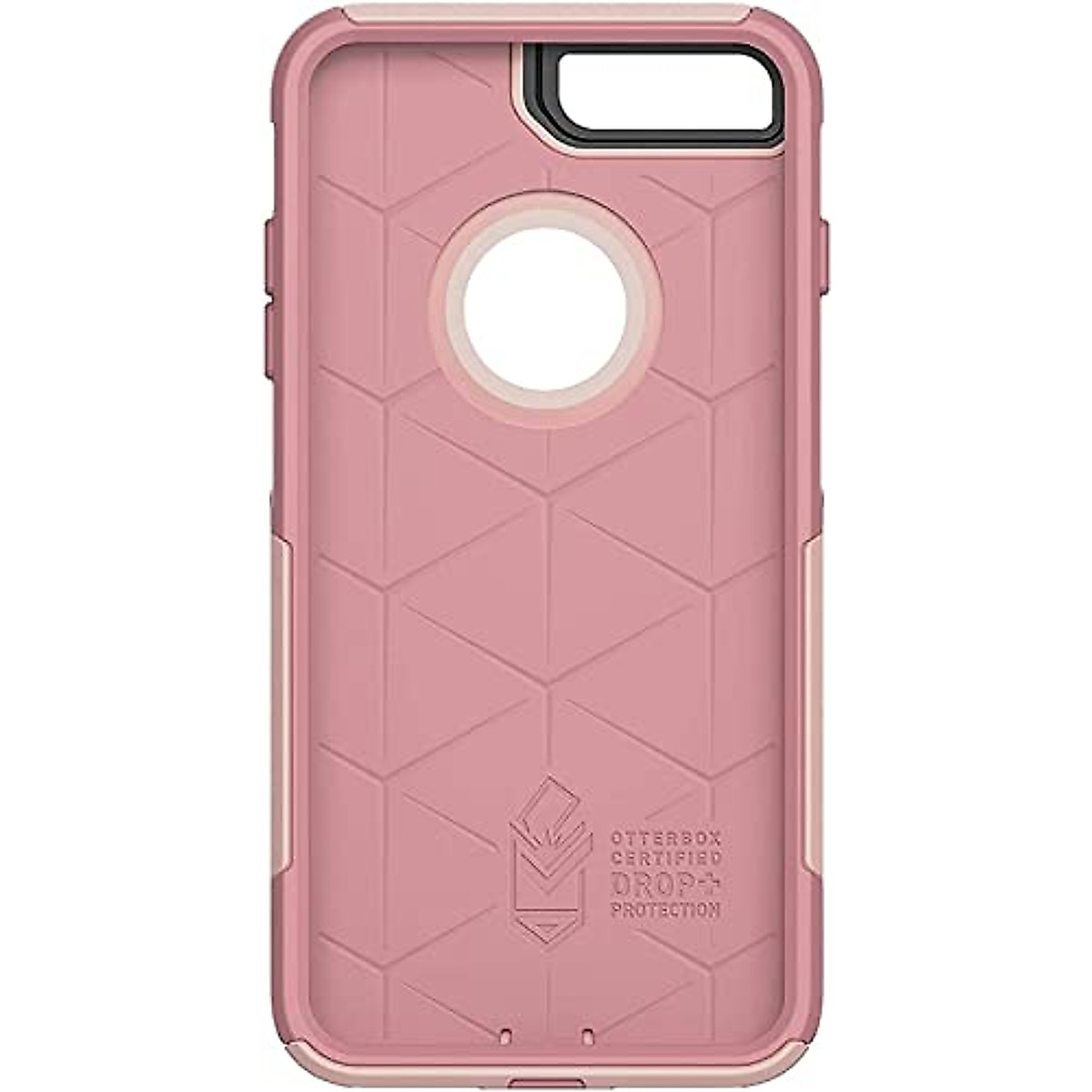 OtterBox Commuter Series Case for iPhone 8 Plus & iPhone 7 Plus (ONLY) - (Not Compatible with Other iPhone 7/8 Models) - with Screen Protector - Bundle Packaging - Ballet Way (Pink Salt/Blush)