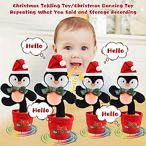 Emoin Dancing Cactus Baby Toys 6 to 12 Months, Singing Dancing Christmas Toys for Baby Boys Girls Musical Christmas Stuffed Animals Christmas Decorations Indoor Kids