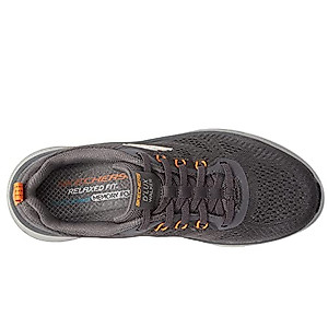 Skechers D'Lux Walker Commuter Charcoal/Orange 7 D (M)