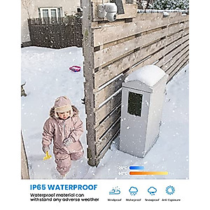 HOOISE Solar Security Cameras Wireless Outdoor,2K Battery Powered WiFi Outdoor Camera for Home Security with Color Night Vision, PIR Motion Detection,2-Way Talk, IP65 Waterproof,Siren Alarm