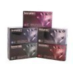 Black Nitrile Exam Tattoo Gloves, Powder Free, Latex Free, Semperforce, 100/Box Size Large (1,000, Large)