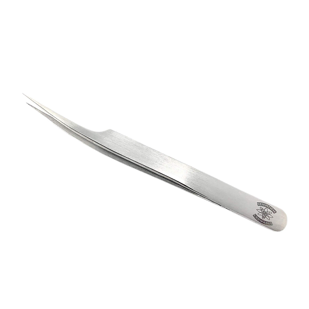 Scientific Labwares High Precision Stainless Steel Lab Tweezers with Offset Fine Tips Style 5A
