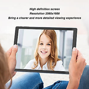 FOLOSAFENAR HD Tablet, 10 Inch Tablet Dual SIM Dual Standby 5G WiFi 6GB 128GB 2560x1600 Resolution for Learning for Android 10.1 (#2)