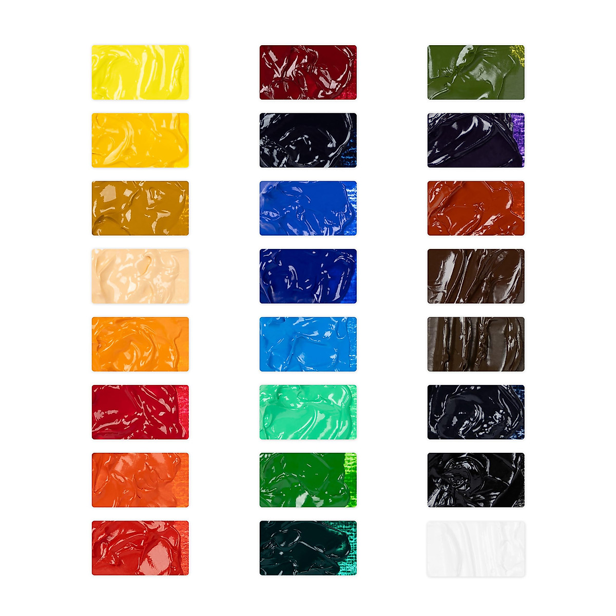 Castle Art Supplies 24 x 12ml Oil Paint Set | Great Value Set for Adult Artists, Beginners and Advanced | Vibrant Variety of Smooth-to-use Colors | In Impressive Presentation Box With Tutorial