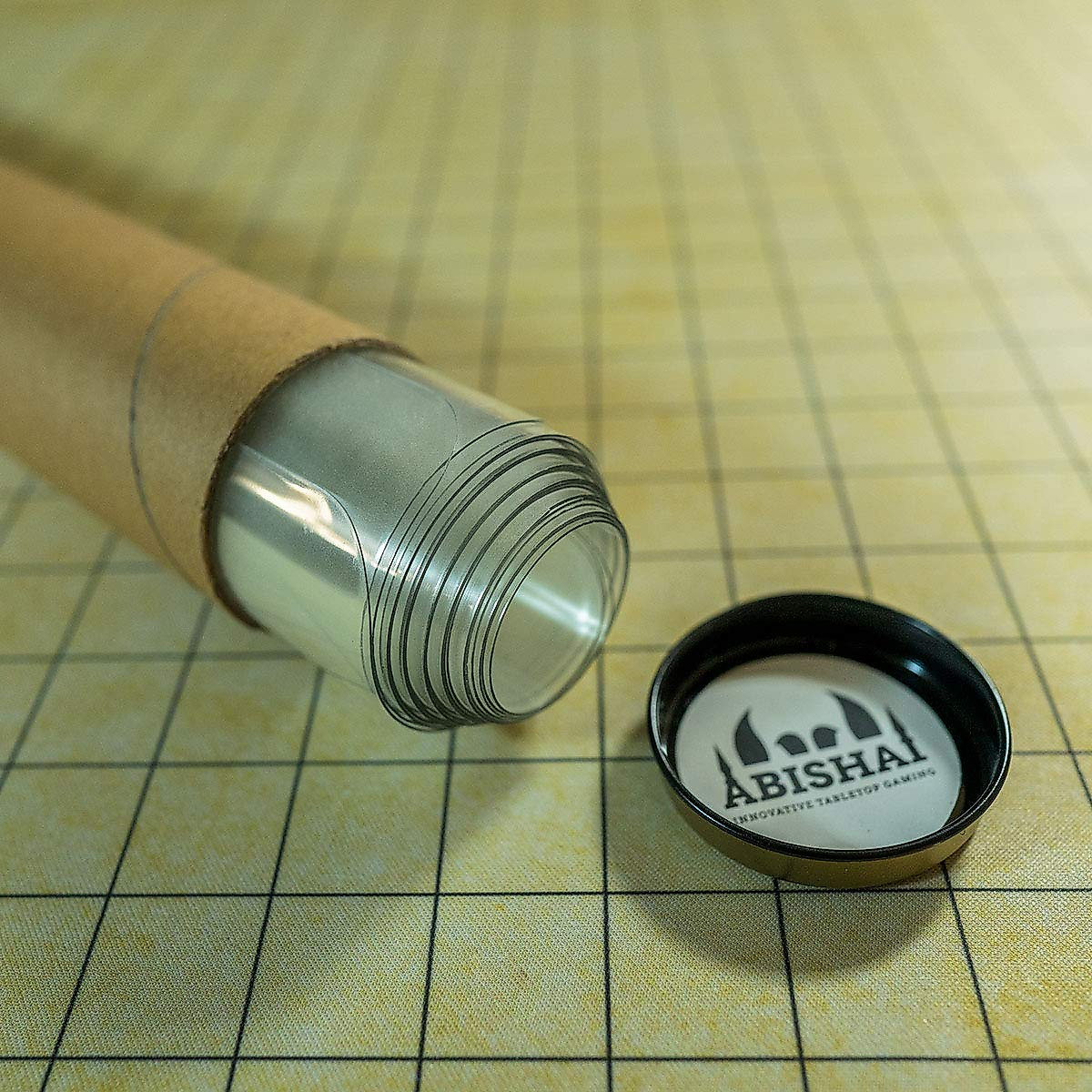 Abishai RPG Battle Grid Mat Accessory 24" x 36" Dry Erase PVC Film 3PCs - Table Top Role Playing Map - DND Role Play - Dungeons and Dragons Maps