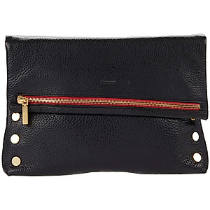 Hammitt VIP Large Black/Gunmetal R-Zip One Size