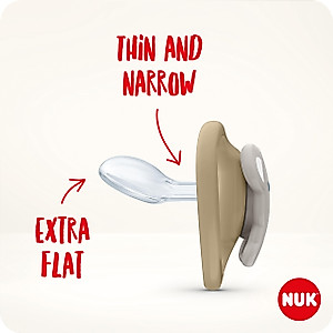 NUK Space Baby Dummy | 6-18 Months | Soothers with Extra Ventilation| BPA-Free Silicone | Disney Winnie The Pooh | 2 Count