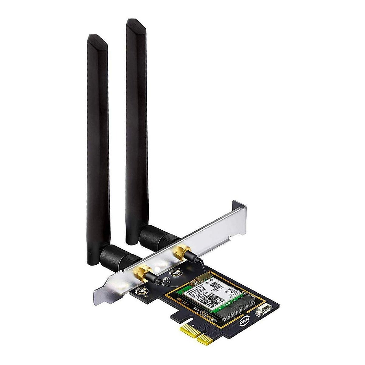 OKN WiFi 6E AX5400 PCIe WiFi Card for Desktop PC (Intel AX210) Bluetooth 5.3, WPA3, 802.11AXE Tri Band Wireless Adapter with MU-MIMO, OFDMA, Ultra-Low Latency, Supports Windows 11, 10 (64bit)