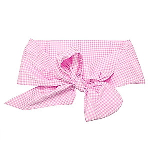 Zerodis Baby Swaddle Wrap Sash, Cotton Maternity Bowknot Newborn Infant Blanket for Photo Shot, Newborn Baby Swaddle Blankets Receiving Blankets Infant Baby Gifts(Light Plaid)