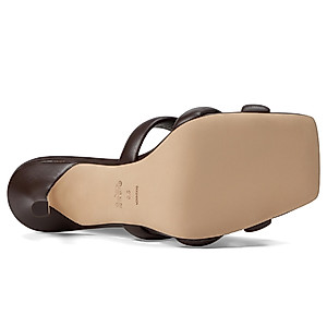 Coach Women's Kellie Leather Sandal Pump, Maple, 8