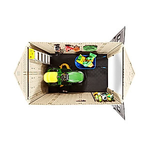 Rubbermaid Resin Outdoor Storage Shed With Floor (7 x 10.5 Ft), Weather Resistant, Beige/White, Organization for Home/Backyard/Garden Tools/Lawn Mower/Bike Storage/Pool Supplies