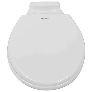DOMETIC 385312073 Replacement Slow Close Wooden Seat/Cover for 310 Series Gravity-Flush Toilet - White