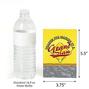 Big Dot of Happiness Grand Slam - Fastpitch Softball - Birthday Party or Baby Shower Thank You Cards (8 count)