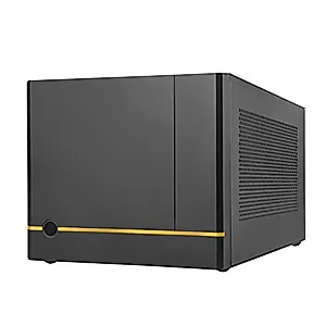 SilverStone Technology SUGO 14, SG14, Black, Mini-ITX Cube Chassis, Supports 3 Slot Full Length GPUs/ATX PSU / 240mm AIO, 4 Removable Panels, SST-SG14B