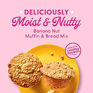 Duncan Hines Dolly Parton's Banana Nut Flavored Muffin & Bread Mix, 19.05 oz.