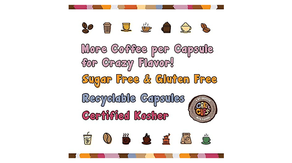 Crazy Cups Bananas Foster Flambe Coffee Pods