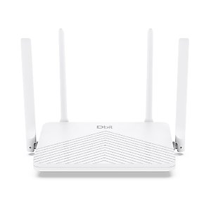 DBIT AC1200 Dual Band WiFi Router 1200Mbps Wireless Internet Router, 4 x 10/100/1000 Mbps Gigabit Ethernet Ports, Supports EasyMesh, Guest WiFi, Access Point Mode, IPv6 and Parental Controls