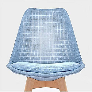 Mlaea Girl Bedroom Dressing Chair, Comfortable Home Office Chair Without Arms, Executive Computer Desk Chair, 43 * 43 * 83CM(Color:#4)