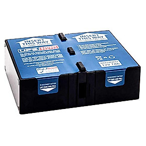 UPSBatteryCenter RBC123 Compatible Battery Pack for APC Power-Saving Back UPS PRO 1000 230v India BR1000G-IN (New!)