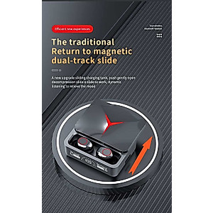 Gaming Headset Bluetooth Earphone with Mic Bass Audio Stereo HiFi TWS True M90 Wireless Earbuds Sports LED Headphones auriculare