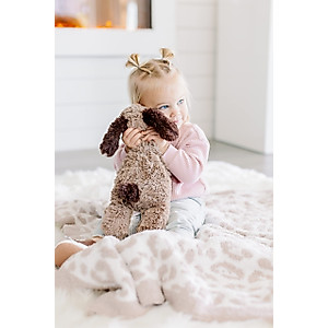 Bazzle Baby Cozy Hugga Baby Blanket | Plush Blanket for Girls and Boys | Ultra Soft Barefoot Blankets, Crib Accessories - 40" x 36", Leopard