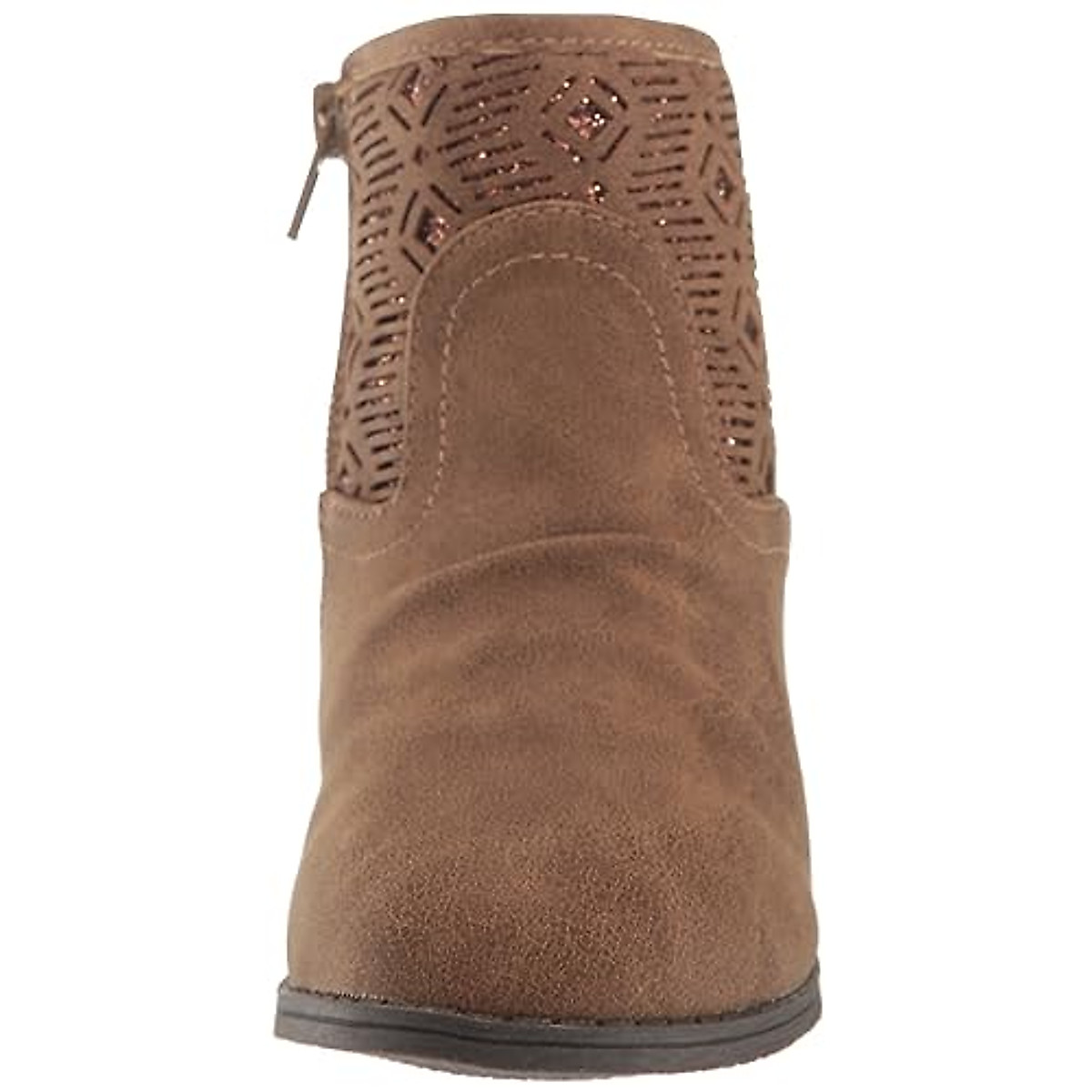 Blowfish Malibu Kids Girls Siela-k Fashion Boot, Brown Dazzle Glitter, 5 Big Kid