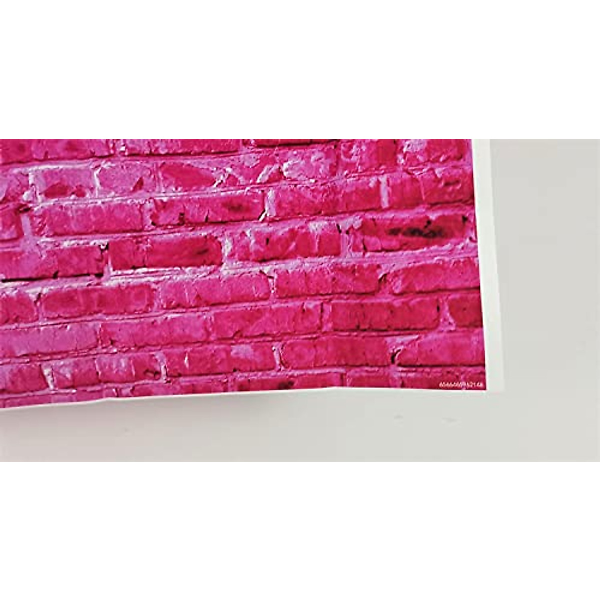 AOFOTO 7x5ft Pink Brick Wall Backdrop Happy Birthday Party Table Decoration Banner Photography Background Girl Youngster Artistic Portrait Photo Shoot Studio Props Video Drop Vinyl Wallpaper Drape