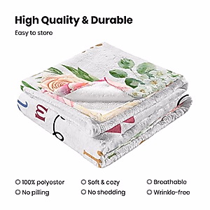 90th Birthday Gifts for Women, 90th Birthday Decorations for Women, 90th Birthday Gifts for Men, 90th Birthday Gift Ideas for Mom Grandma, 90 Year Old Birthday Gifts for Women Throw Blankets 60"x 50"