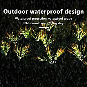 N-brand Solar Lawn Lights, 2 Garden Lights, Solar Outdoor Decorative Solar Path Lights, led Solar Powered Artificial Lanterns.