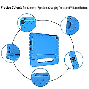 LTROP Kids Case for Samsung Galaxy Tab A7 lite 8.7 Inch 2021 SM-T225/T220, Galaxy Tab A7 Lite 8.7 Case, Shockproof Convertible Handle Stand Cover Case for Samsung Galaxy Tab A7 Lite 8.7” 2021, Blue