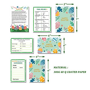 Happy Easter Day Friendly Feud Game Set, Easter Day Party Game Supplies, Easter Day Games for Adults and Teens, Feud Quiz, Family Activity, Family Games Night, Fun Holiday Game-FHSC001