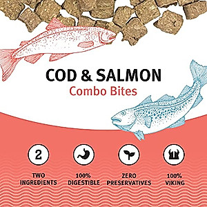Icelandic+ Plus Cod & Salmon Combo Bites Dog Treat 3.0-oz Bag