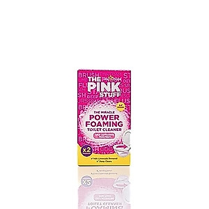 Stardrops - The Pink Stuff - The Miracle Power Foaming Toilet Cleaner - 2 Treatments - Self Activating Pink Foam
