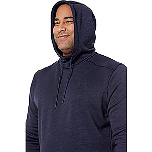 Under Armour Mens ArmourFleece Twist Hoodie , (410) Midnight Navy / / Black , Large