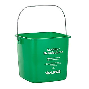 Alpine Industries 6 Qt. Green Cleaning Pail, Green