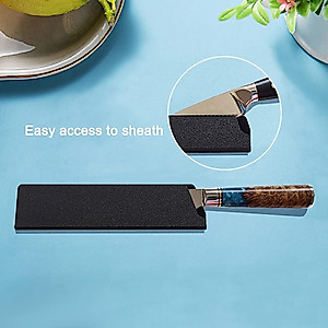 Knife Edge Guards, 5"/6.5"/8"/9.5" Blade Protector Knife Holder Sleeve for Chef Knife (Knife Not Included)