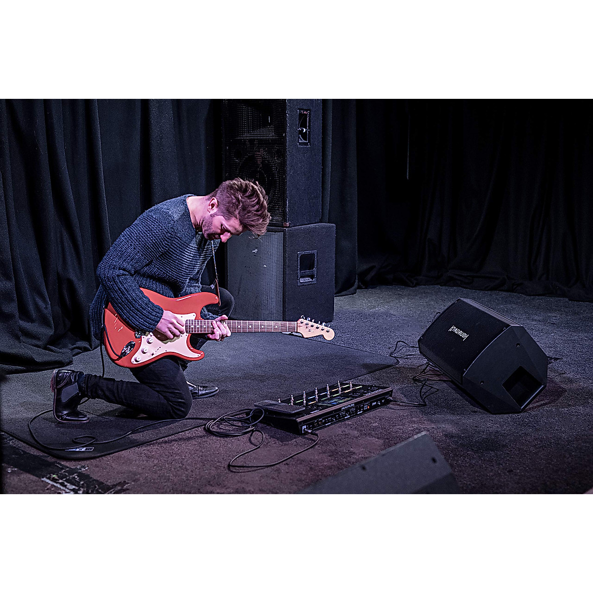 HeadRush FRFR-112 | Active 2000-Watt Full-Range, Flat-Response 12-in/2-Way Cabinet for Guitar Multi FX and Amp Modelling Processors