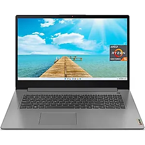 Lenovo 2023 Newest Ideapad 3 Laptop, 17.3 Inch FHD Display, AMD Ryzen 5 5625U, 16GB DDR4 RAM, 512GB SSD, AMD Radeon Graphics, Bluetooth, Wifi6, Windows 11 Home, Arctic Grey