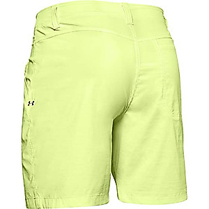 Under Armour Men's Fish Hunter 8-inch Shorts, Neo Yellow (730)/Pitch Gray, 44