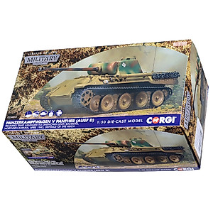 Corgi Diecast Panzerkampfwagen V Panther Ausf D Tank 1:50 Military Legends WWII Display Model CC60215