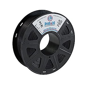 PRINTALOT PETG 3D Printer Filament, Dimensional Accuracy +/- 0.03 mm, 1 kg Spool, 1.75 mm, Black