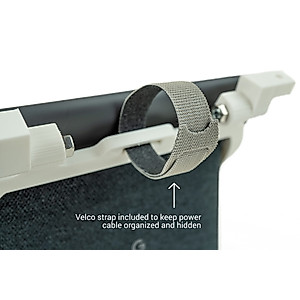 Built3D, Google Nest Hub Home Kitchen Under Cabinet Mount Bracket | All Hardware Included (White)