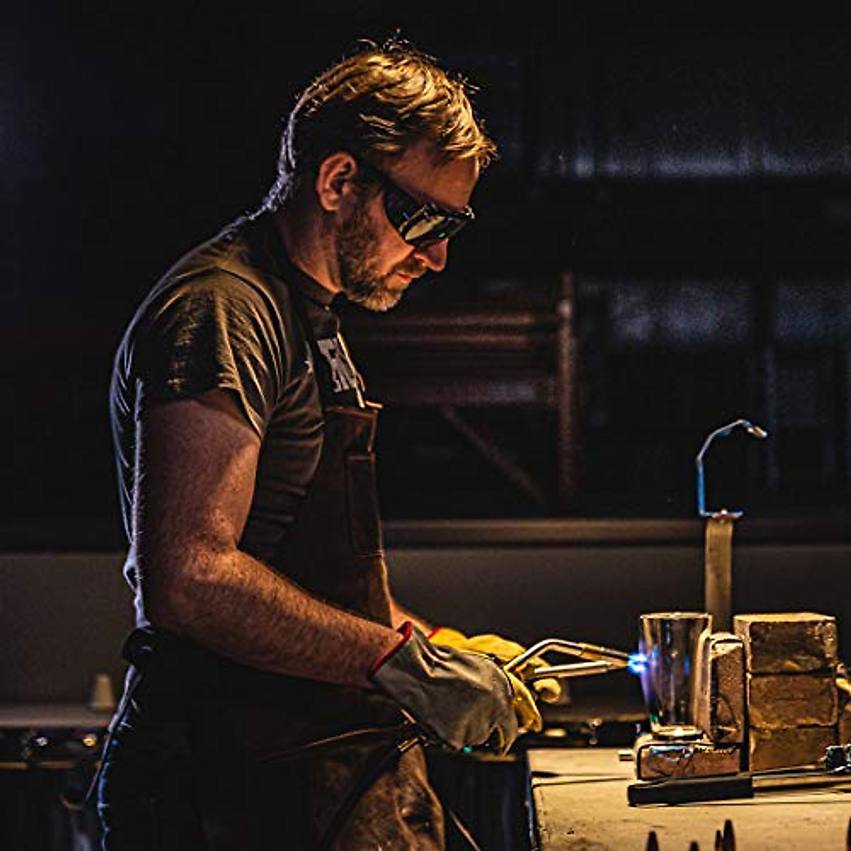 BenShot US Flag Pint Glass with Real 0.50BMG Bullet - 16oz | Made in the USA