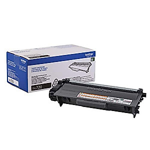 Brother Genuine Standard Yield Toner Cartridge, TN720, Replacement Black Toner, Page Yield Up To 3,000 Pages, Amazon Dash Replenishment Cartridge