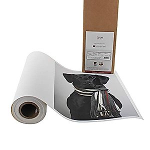 Premium Lyve Matte Canvas Paper Perfect For Use on Professional Makes and Models of Epson, Canon and HP printers preferred by Professionals. 19 mil textured Canvas offered in a 17 inch by 10 ft roll