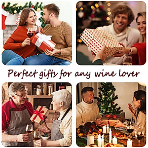 Fathers Day Dad Gifts from Daughter, Mothers day Cool Gifts for Mom Wife, Wine Stoppers for Wine Bottles, Aerator and Pourer Wine Accessories Gifts for Wine Lovers House Warming Gifts for Husband Men