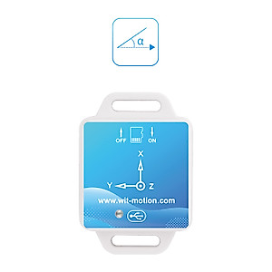 【9-Axis Offline Accelerometer Data Logger】WT901SDCL High-Precision Gyroscope+Angle (XY 0.05° Accuracy)+Magnetometer with Kalman Filtering, MPU9250 200Hz Inclinometer Sensor with 16G SD Card