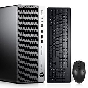 HP 800 G3 SFF Gaming Desktop Intel i5-6500 up to 3.60GHz 16GB 256GB NVMe SSD + 2TB HDD GT1030 2GB Built-in Wi-Fi 6 AX200 Dual Monitor Support Wireless Keyboard and Mouse Win10 Pro (Renewed)